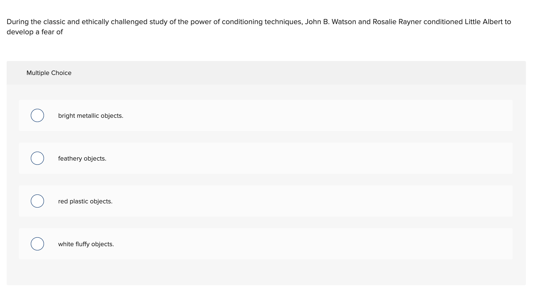 Solved During the classic and ethically challenged study of | Chegg.com