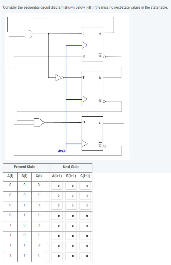 Solved Consider the sequential circuit diagram shown below. | Chegg.com