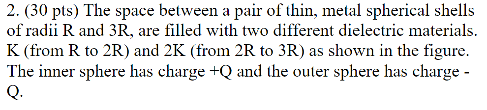 Solved (d-i) Use Gauss' Law to find the induced charge on | Chegg.com