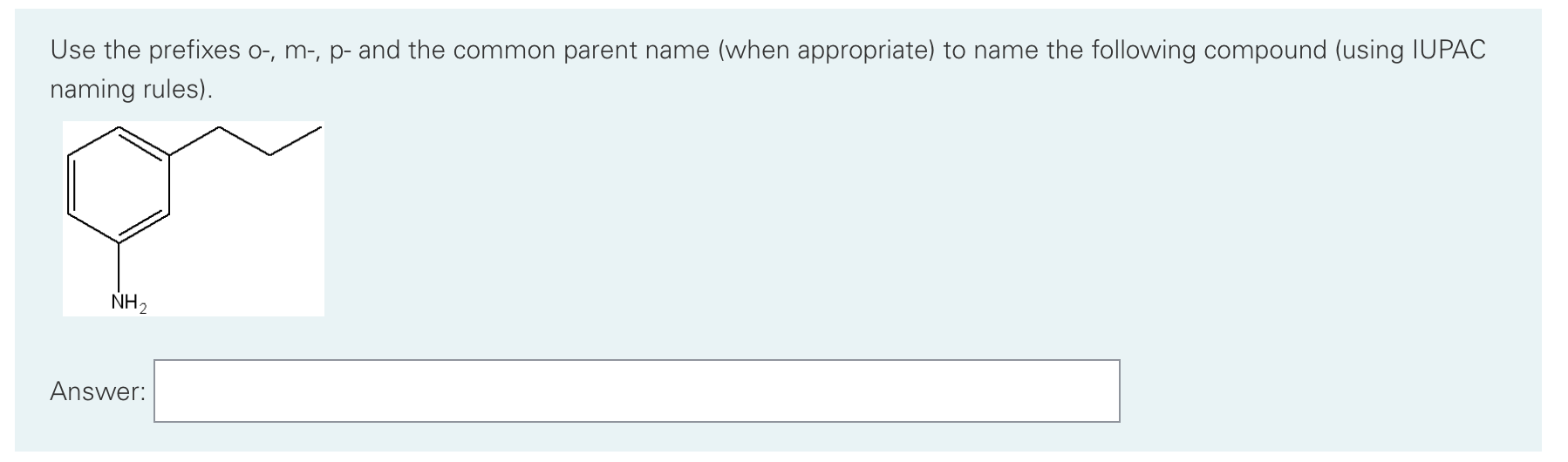 [Solved]: Use the prefixes o-, m-, p- and the common paren