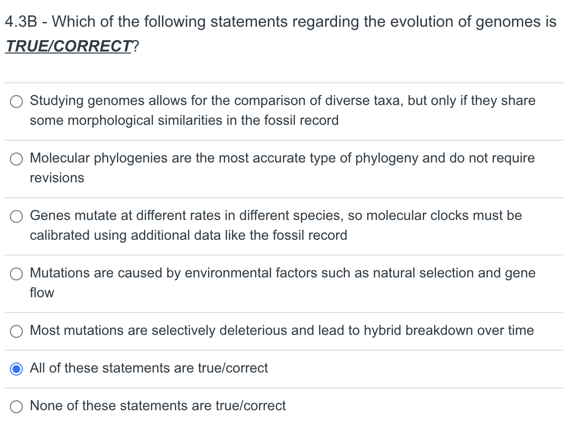 Solved 4.7B - Which of the following statements regarding | Chegg.com