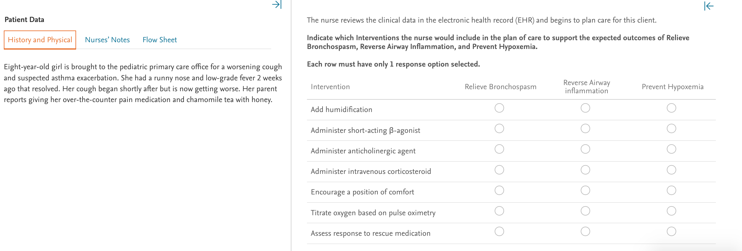Solved Patient Data The nurse reviews the clinical data in | Chegg.com