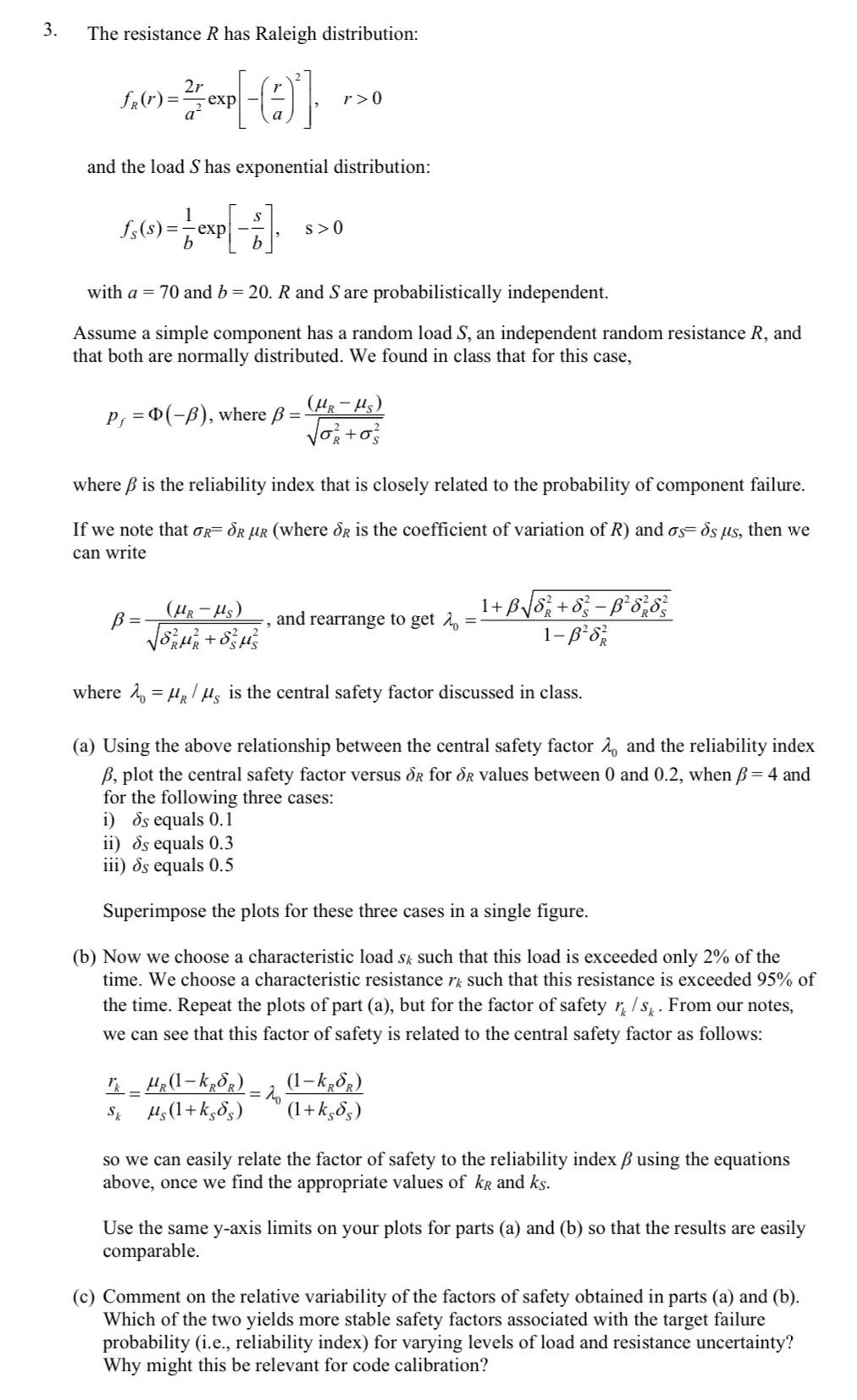 3. The resistance R has Raleigh distribution: 2r | Chegg.com
