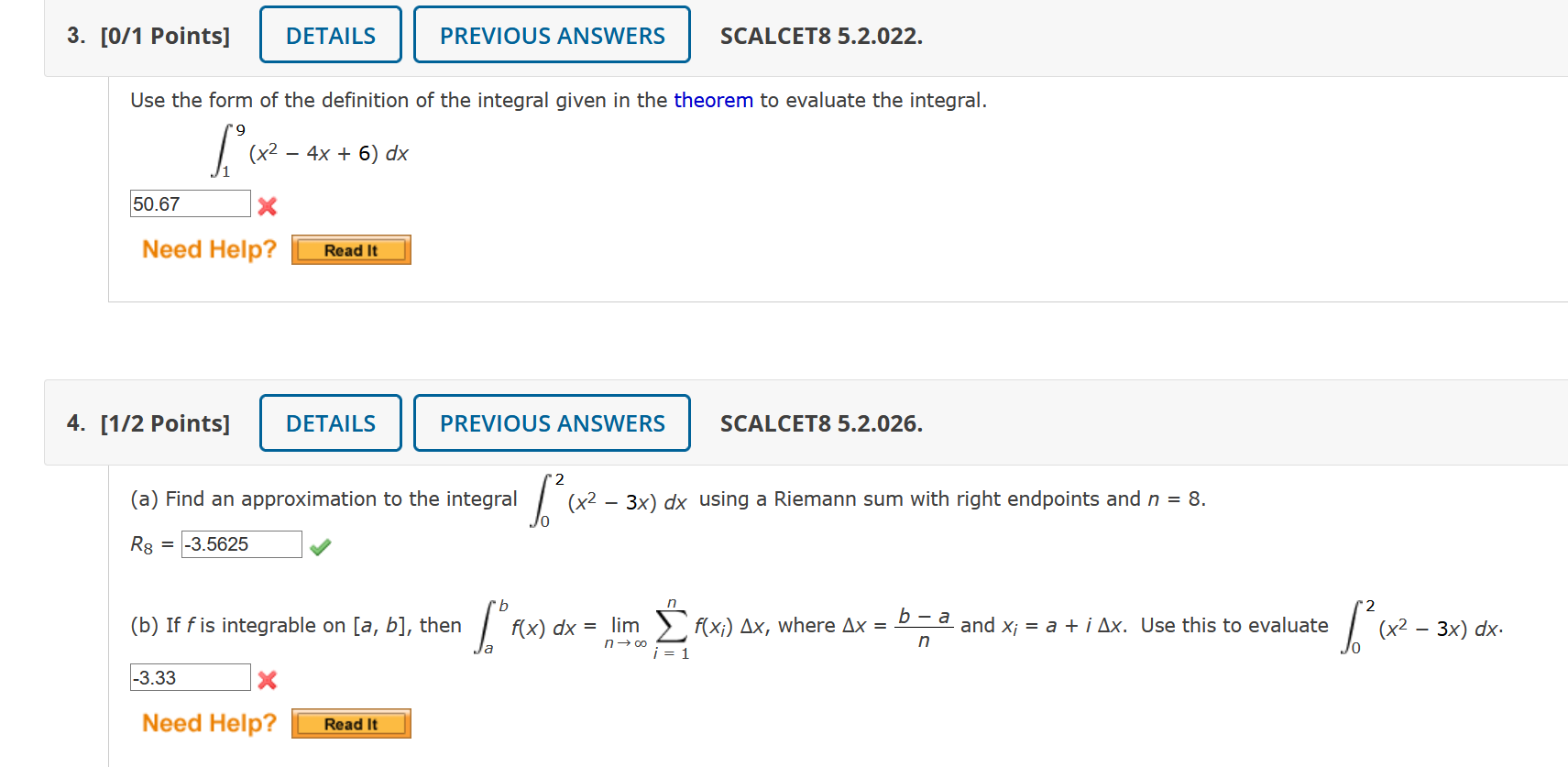 Solved 3. [0/1 Points] DETAILS PREVIOUS ANSWERS SCALCET8 | Chegg.com