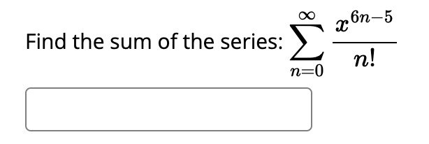 Solved Find the sum of the series: \\( \\sum_{n=0}^{\\infty} | Chegg.com