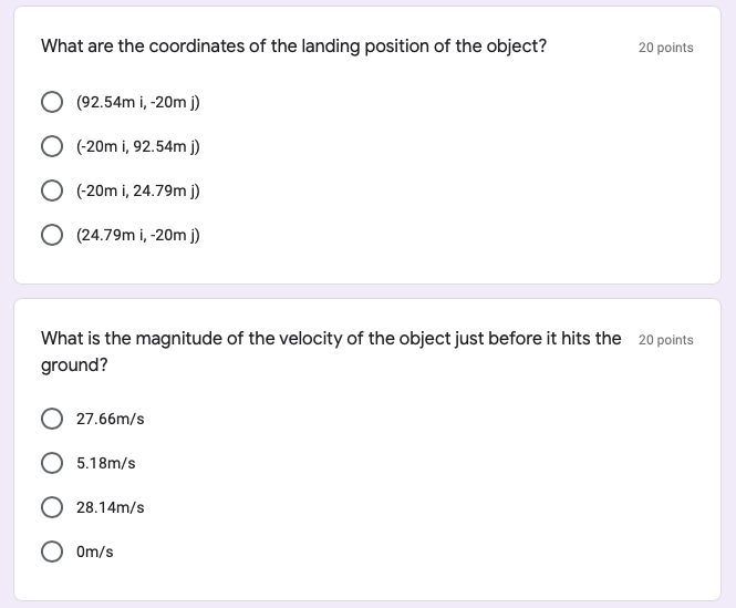 Solved An object is elevated from the ground at a height of | Chegg.com
