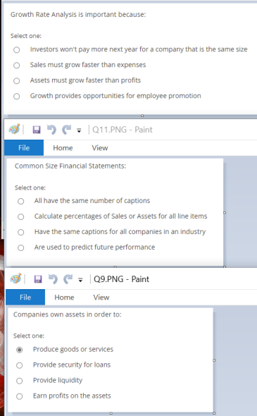 Growth Rate Analysis is important because: Select | Chegg.com