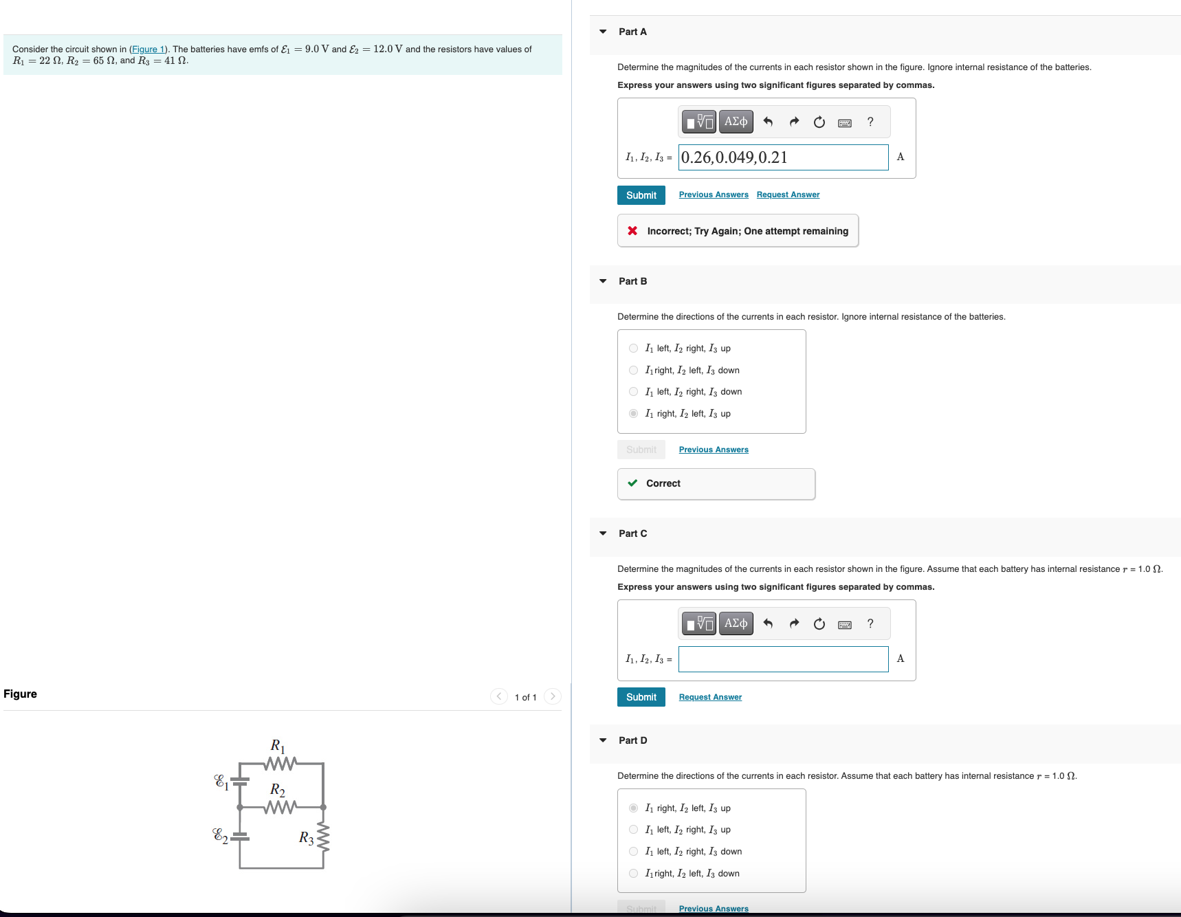 Solved Consider the circuit shown in (Figure 1). ﻿The | Chegg.com