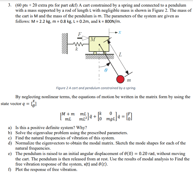3. (60 pts + 20 extra pts for part e&f) A cart | Chegg.com