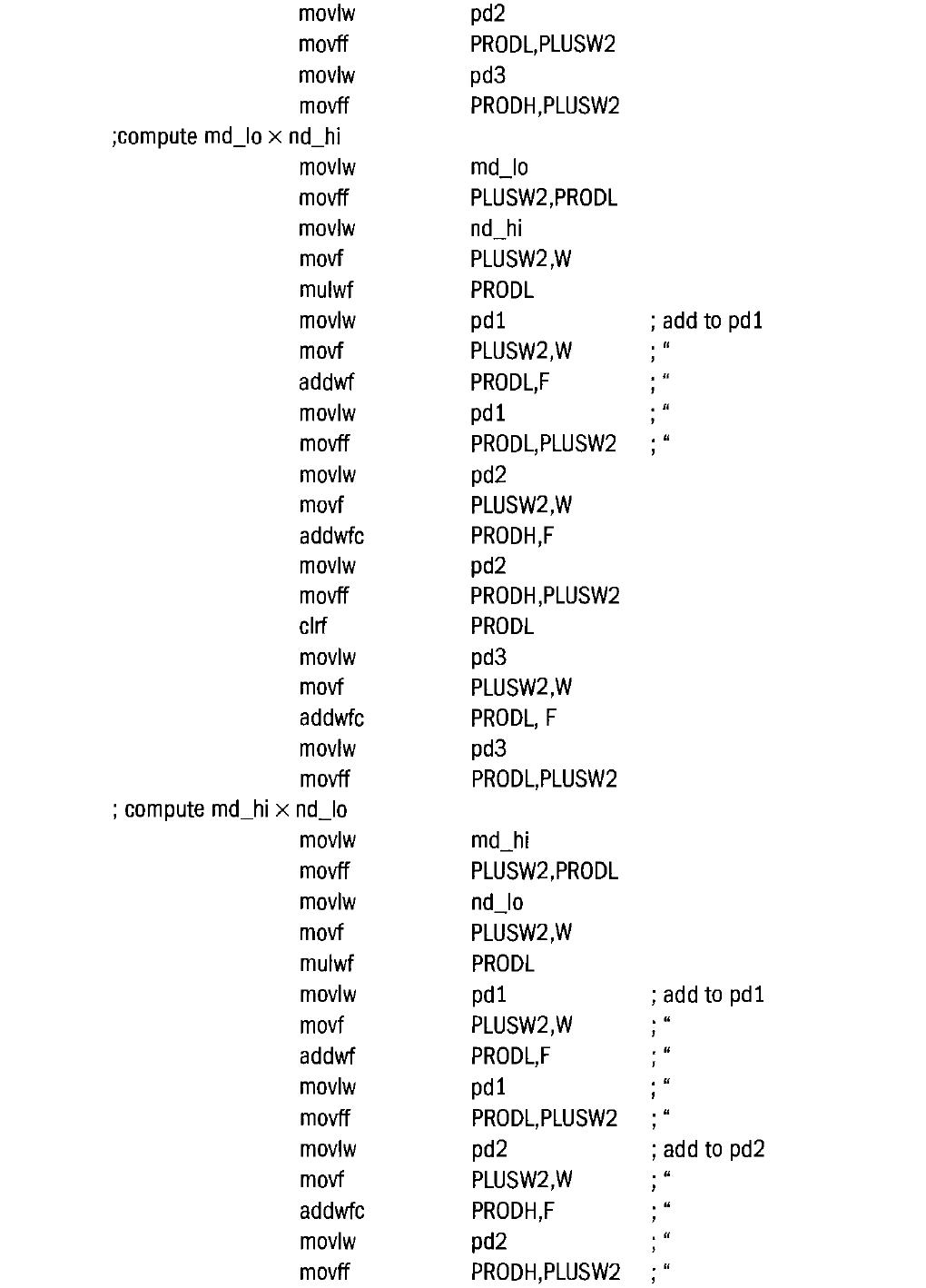 Write A Subroutine That Computes The Product Of Two 6990