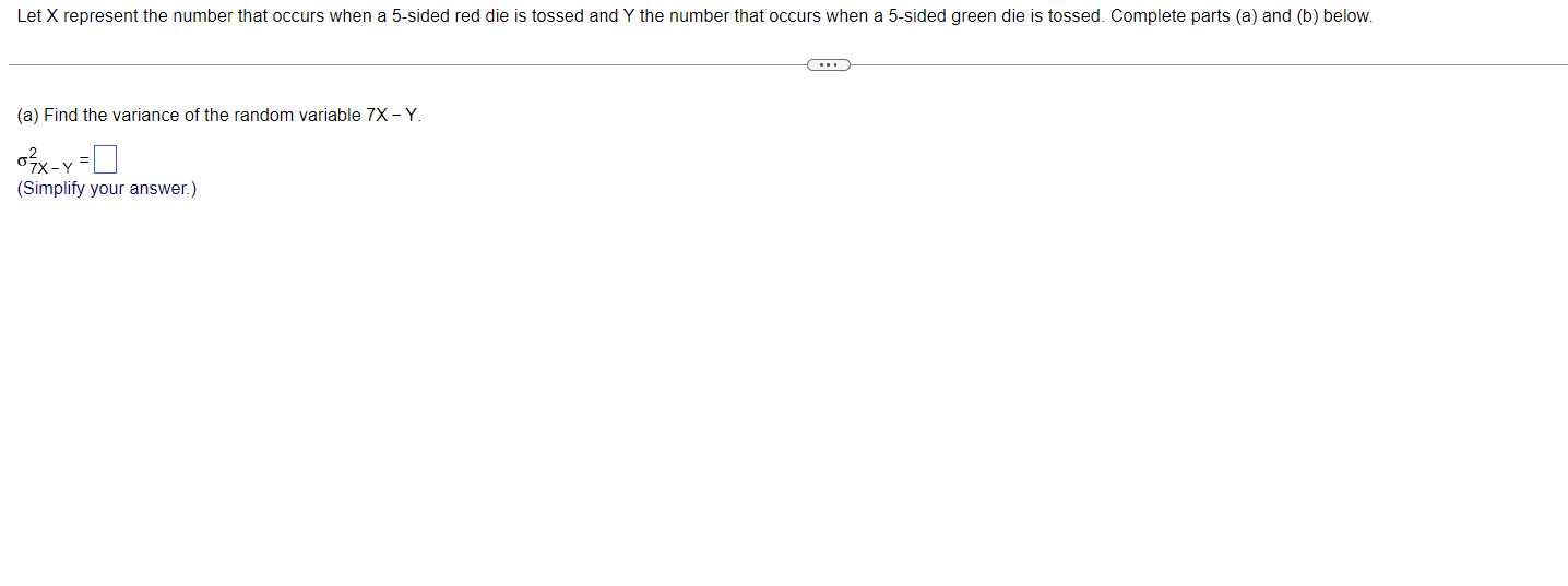 Solved Let X represent the number that occurs when a 5-sided | Chegg.com