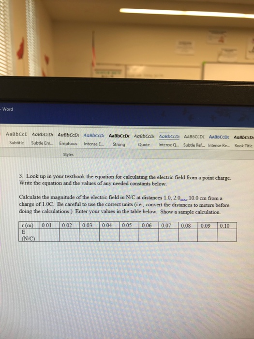 Solved Word Subtitle Subtle Em... Emphasis Intense E . | Chegg.com