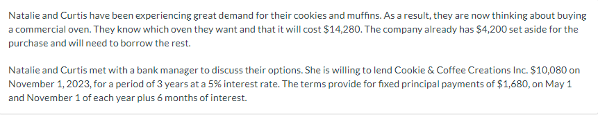Solved Determine the current portion of the note payable and | Chegg.com