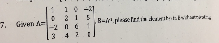 Solved True or False and explain, 10% Tall matrices do not | Chegg.com