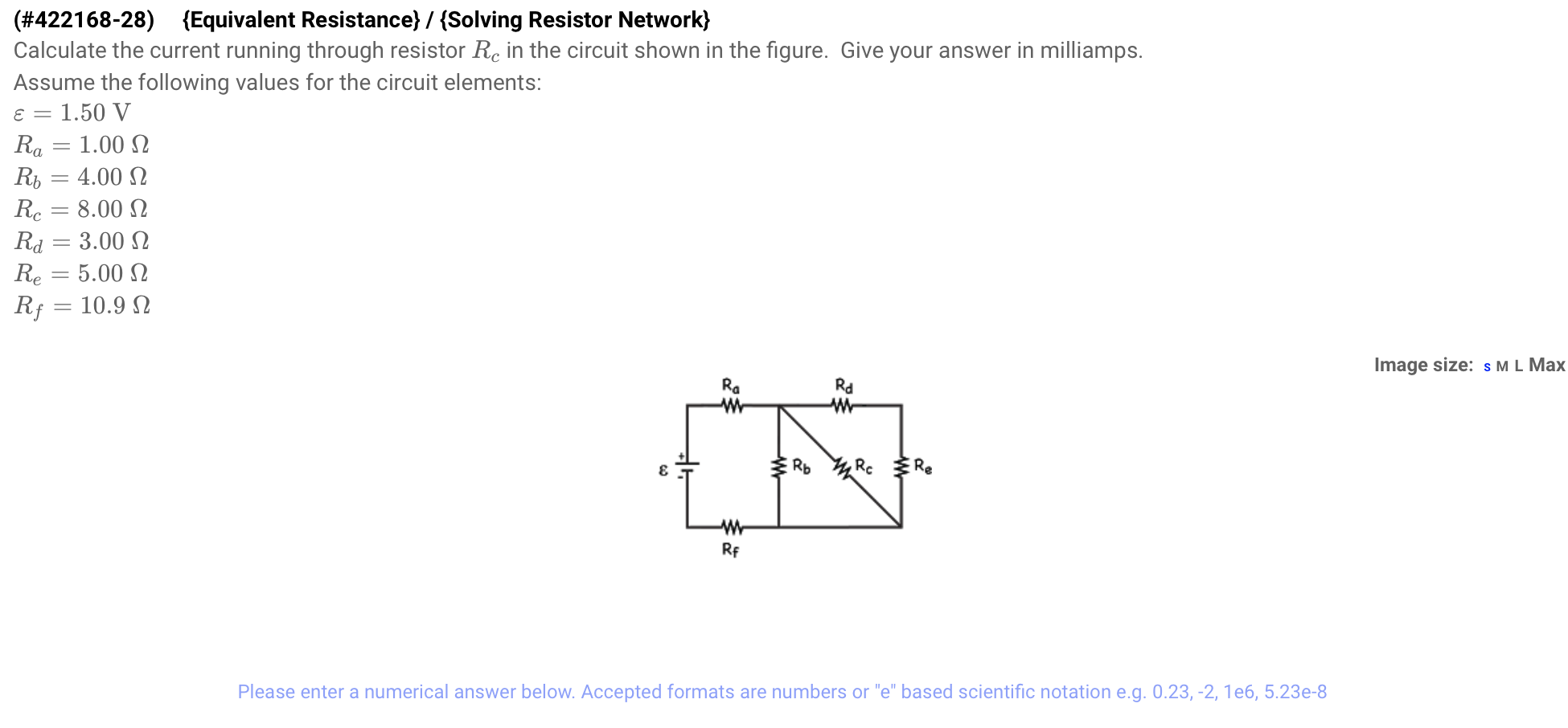 Solved (#422168-28) {Equivalent Resistance} / {Solving | Chegg.com