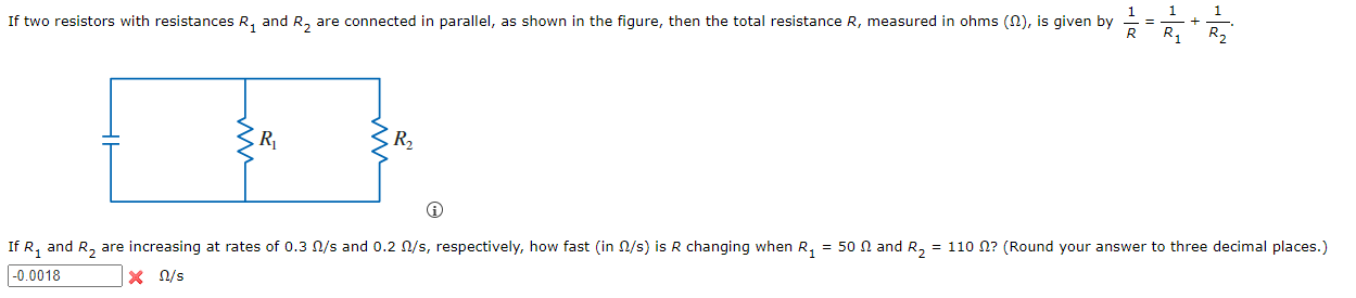Solved two resistors with resistances R1 and R2 are | Chegg.com