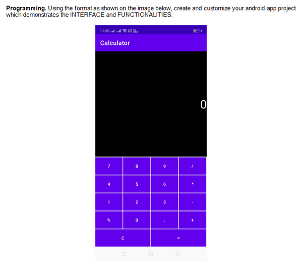Programming. Using the format as shown on the image | Chegg.com