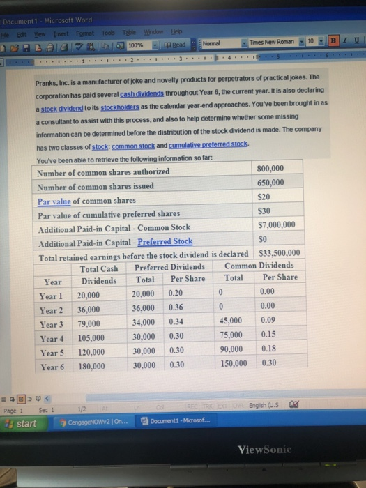 Solved Document1 Microsoft Word e Edt ew Insert Format Tools | Chegg.com