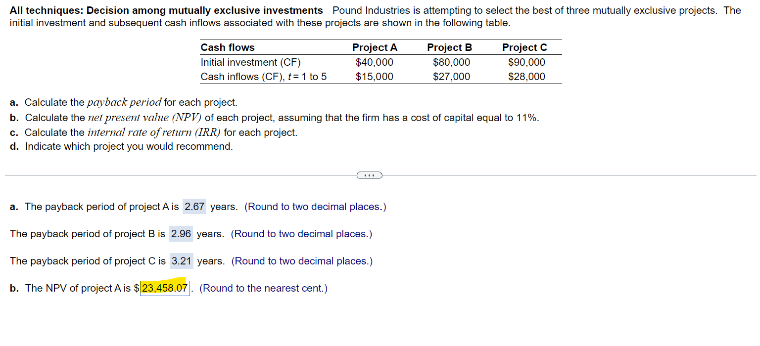 Solved Answer I have highlighted is wrong, not sure what I | Chegg.com