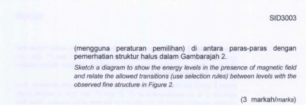 1. Gambarajah 1 menunjukkan pemisahan paras-paras | Chegg.com