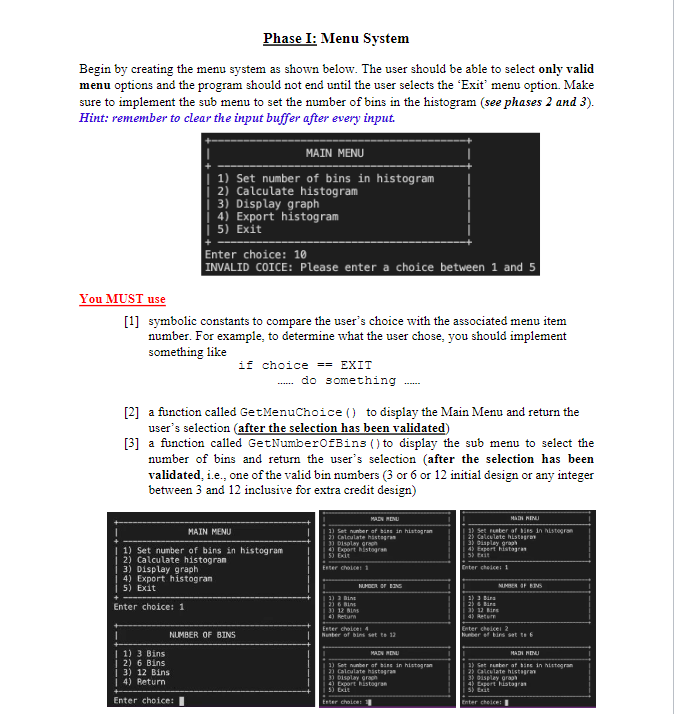 Objective The objective of this project is to create | Chegg.com