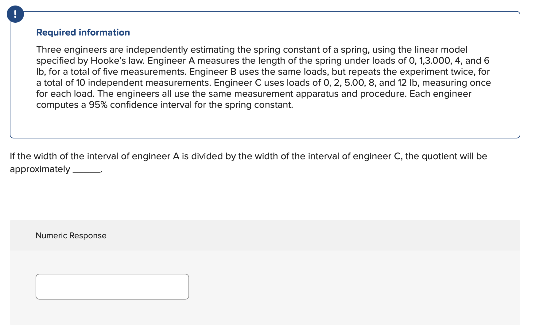Solved Required informationThree engineers are independently | Chegg.com
