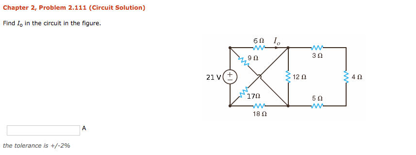 Solved Chapter 2 Problem 2111 Circuit Solution Find I 2677