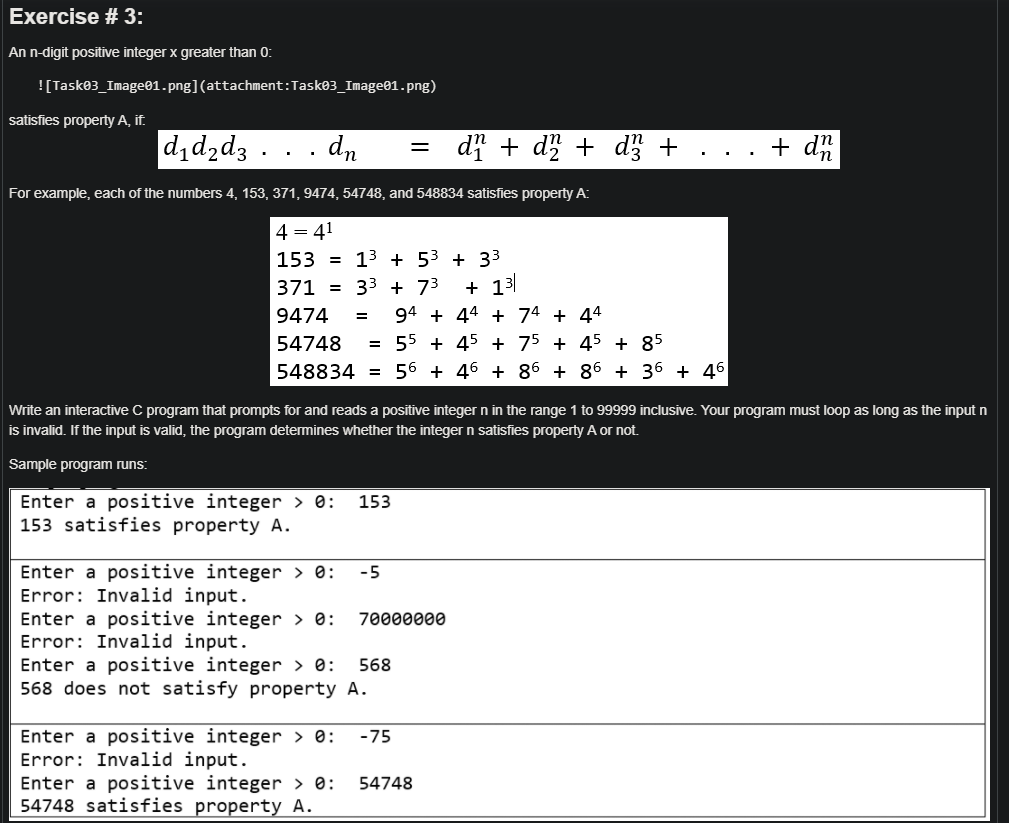 Solved Exercise # 3: An n-digit positive integer x greater | Chegg.com