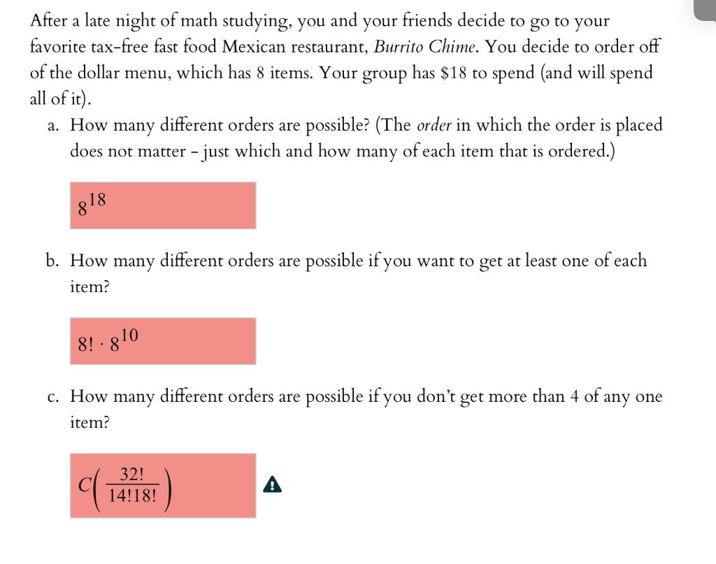 Solved The dollar menu at your favorite tax-free fast food | Chegg.com