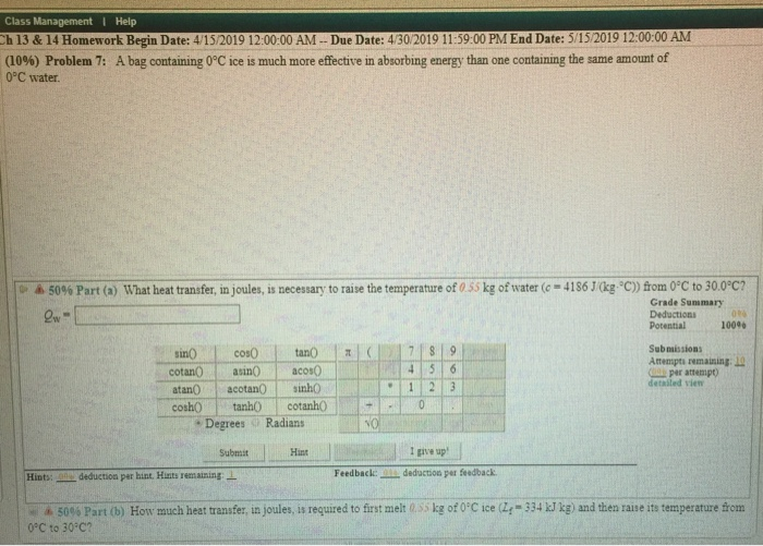 Solved Class Management I Help h 13 & 14 Homework Begin | Chegg.com