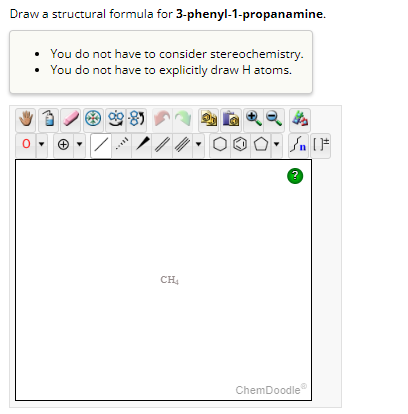 Solved Draw a structural formula for 3-phenyl-1-propanamine. | Chegg.com