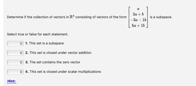 Solved Determine if collection of vectors in R2 ﻿consisting | Chegg.com