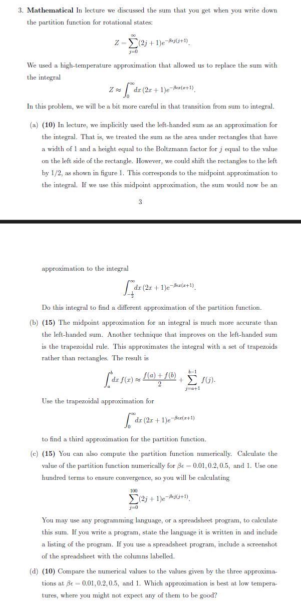 Solved Mathematical In lecture we discussed the sum that you | Chegg.com