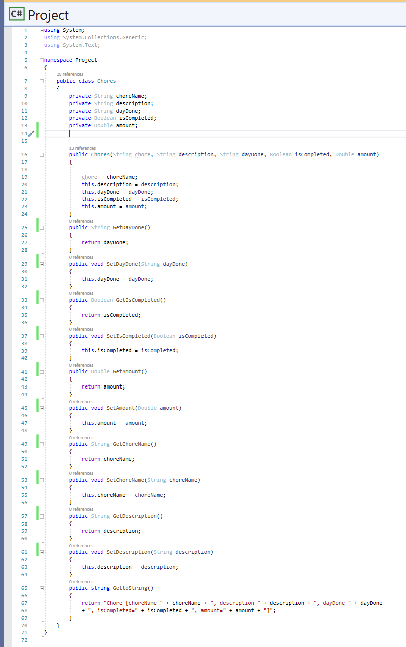Solved I am creating a program that keeps track of household | Chegg.com