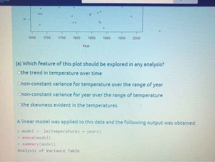 Solved The Central England Temperature data consist of | Chegg.com