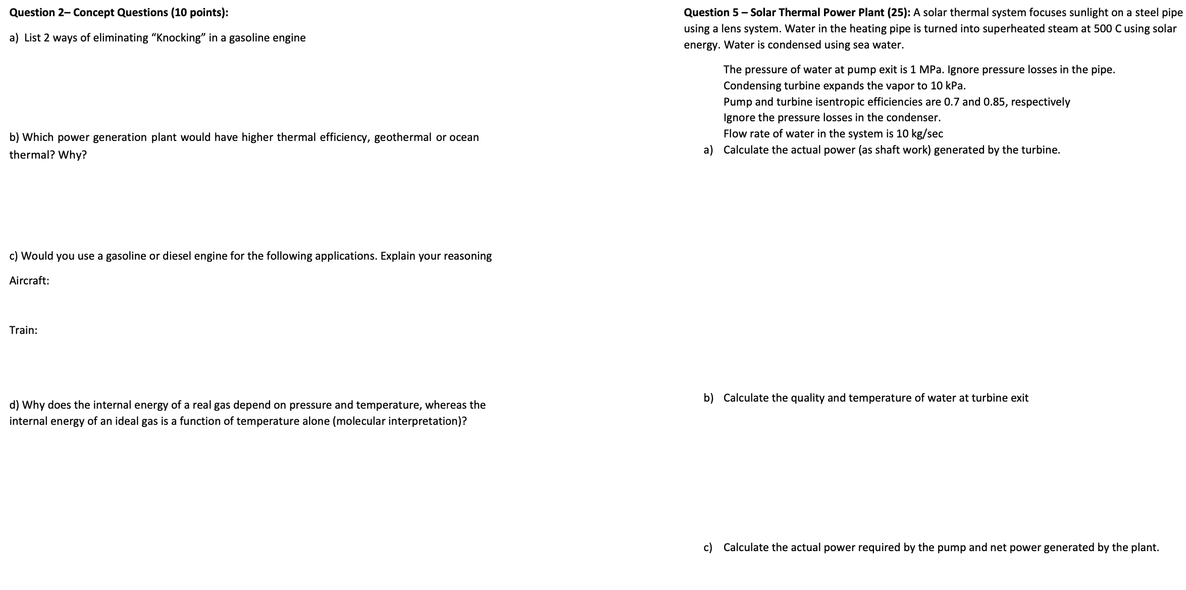 Solved Question 2- ﻿Concept Questions (10 ﻿points):a10kgseca | Chegg.com