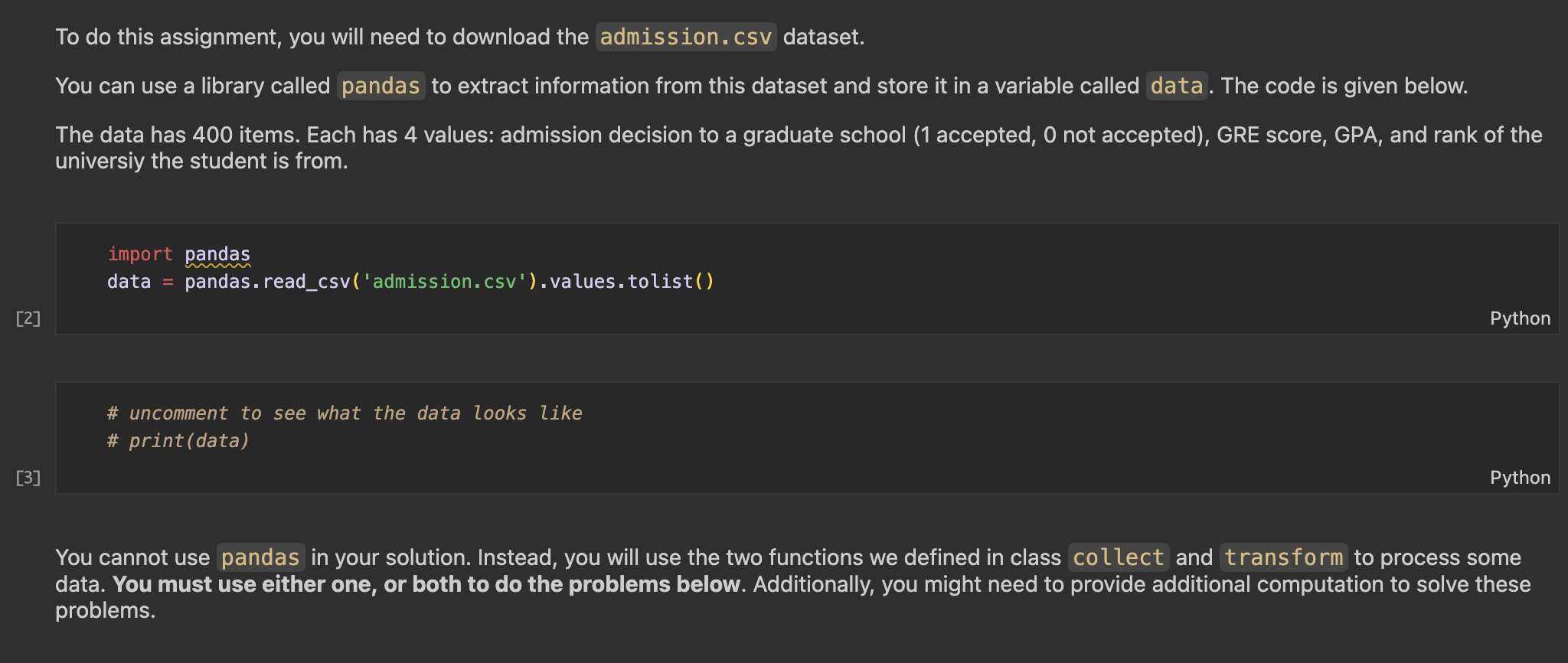Solved To do ﻿this assignment, you will need to ﻿download | Chegg.com