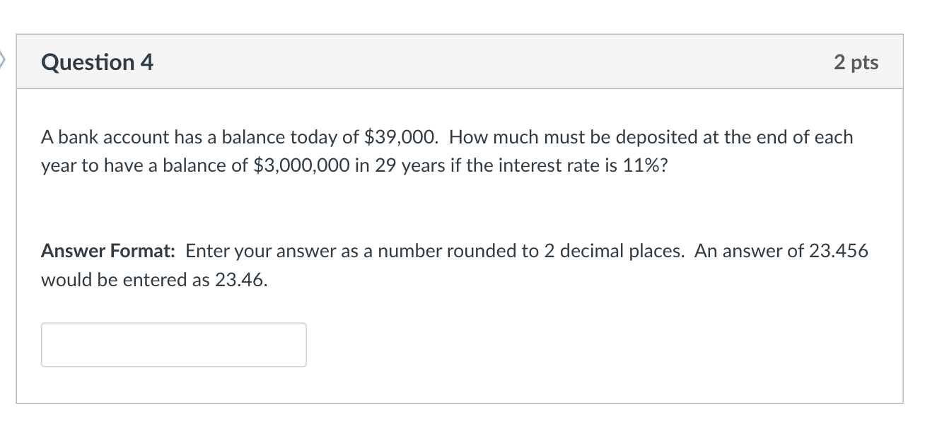 Solved A bank account has a balance today of $39,000. How | Chegg.com