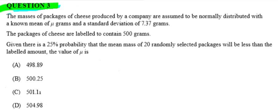 Solved The masses of packages of cheese produced by a | Chegg.com