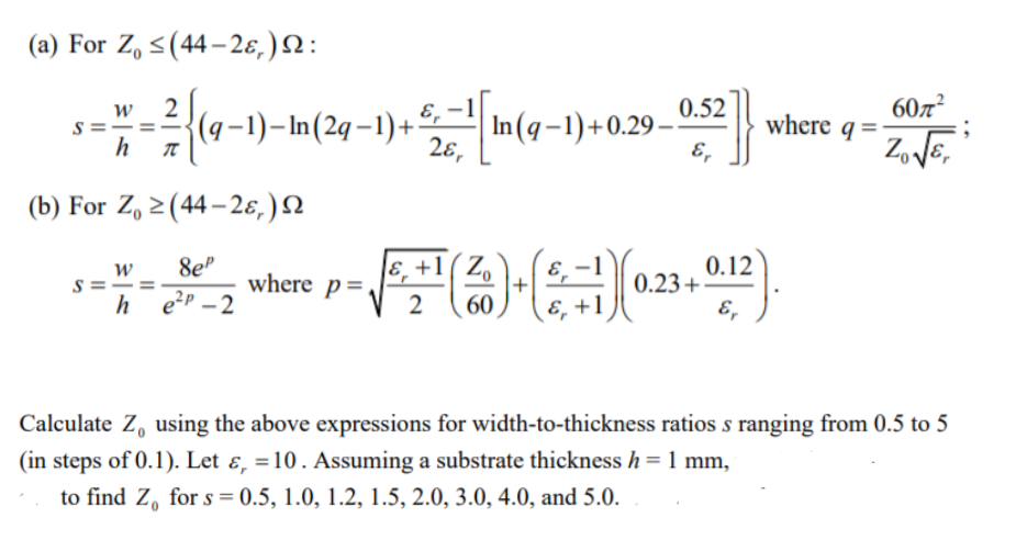 As methods for calculating the propagation properties | Chegg.com