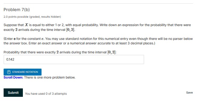 Solved 2.0 points possible (graded, results hidden) Suppose | Chegg.com