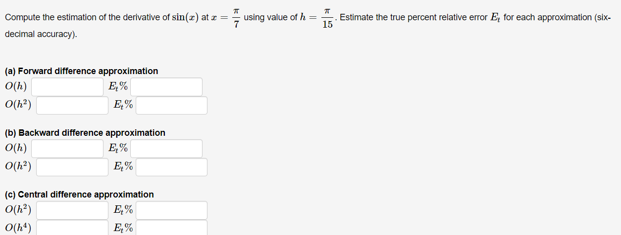 Solved TT using value of h Estimate the true percent | Chegg.com