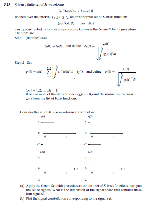 Solved 5.23 ﻿Given a finite set of M | Chegg.com