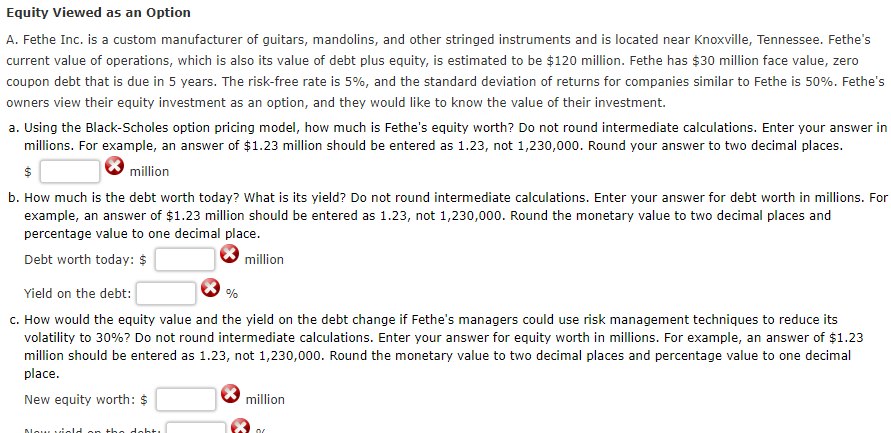 Solved A. Fethe Inc. is a custom manufacturer of guitars, | Chegg.com