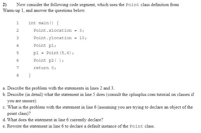 Solved Complete the following paper/pencil exercises and | Chegg.com