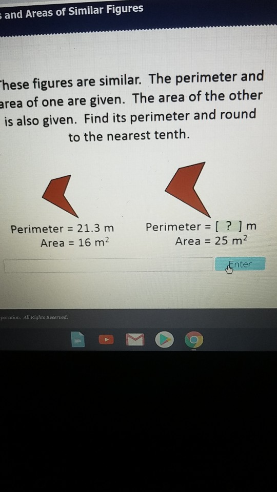 Solved s and Areas of Similar Figures hese figures are | Chegg.com