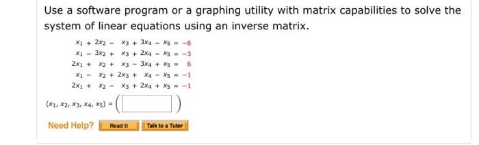 Solved Use a software program or a graphing utility with | Chegg.com