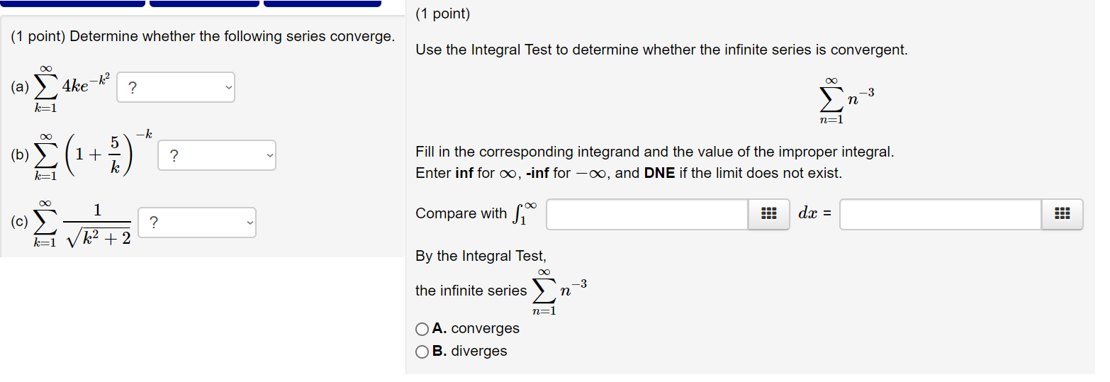 Solved (1 point) Write the general formula for following | Chegg.com