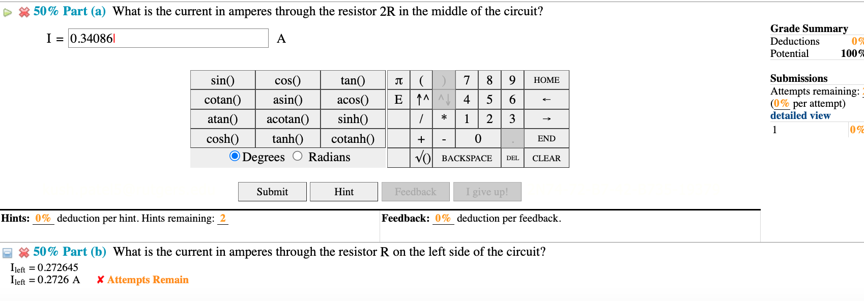 Solved (10\%) Problem 3: The circular areas in the drawing | Chegg.com