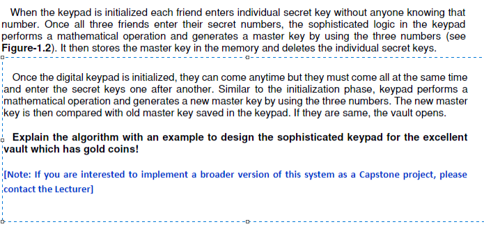 Solved Q1. Designing Cryptographic Algorithm for Secure | Chegg.com